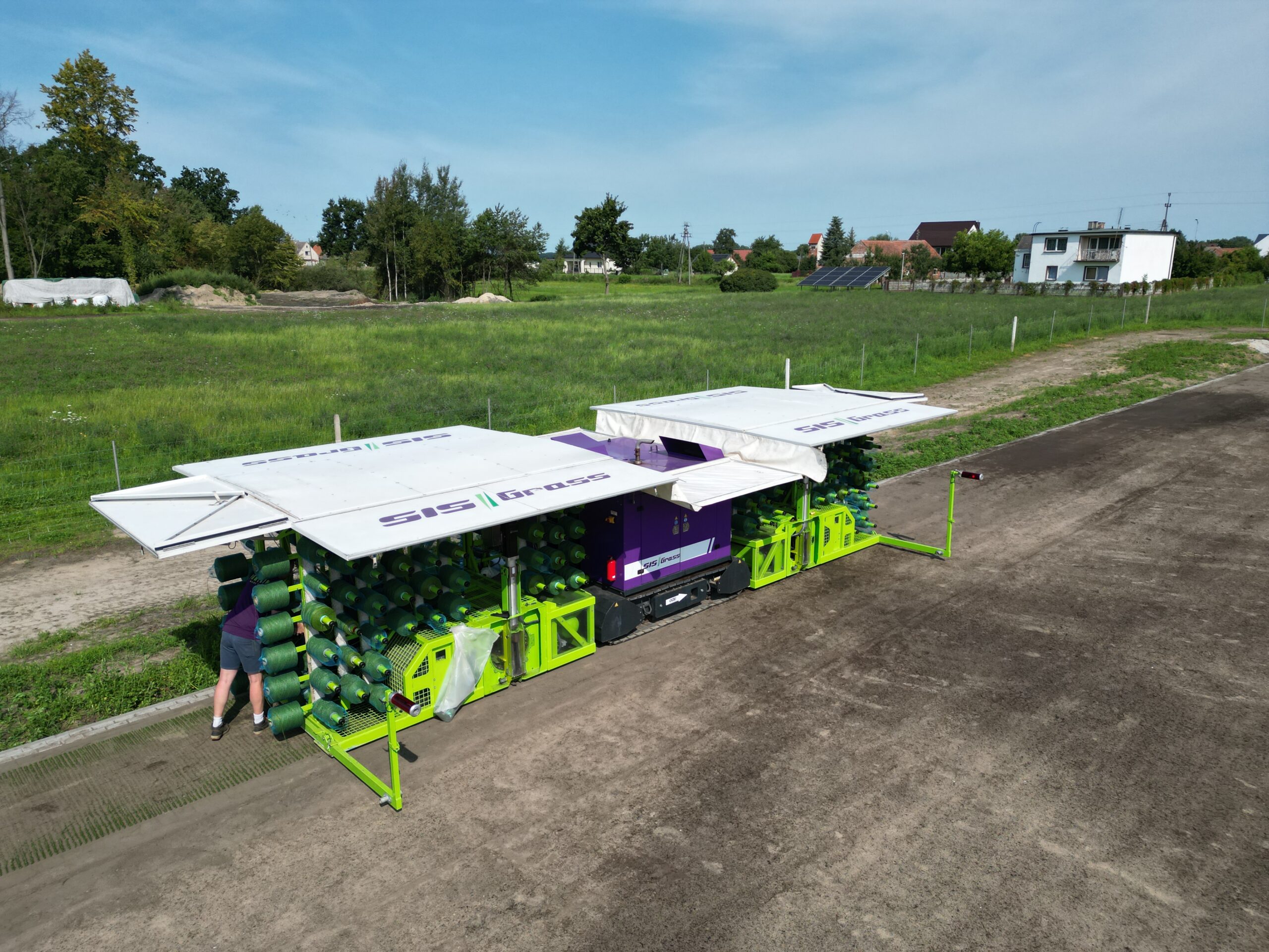 Poland’s First Stitched Hybrid Grass Pitch Installed by SIS Pitches ...